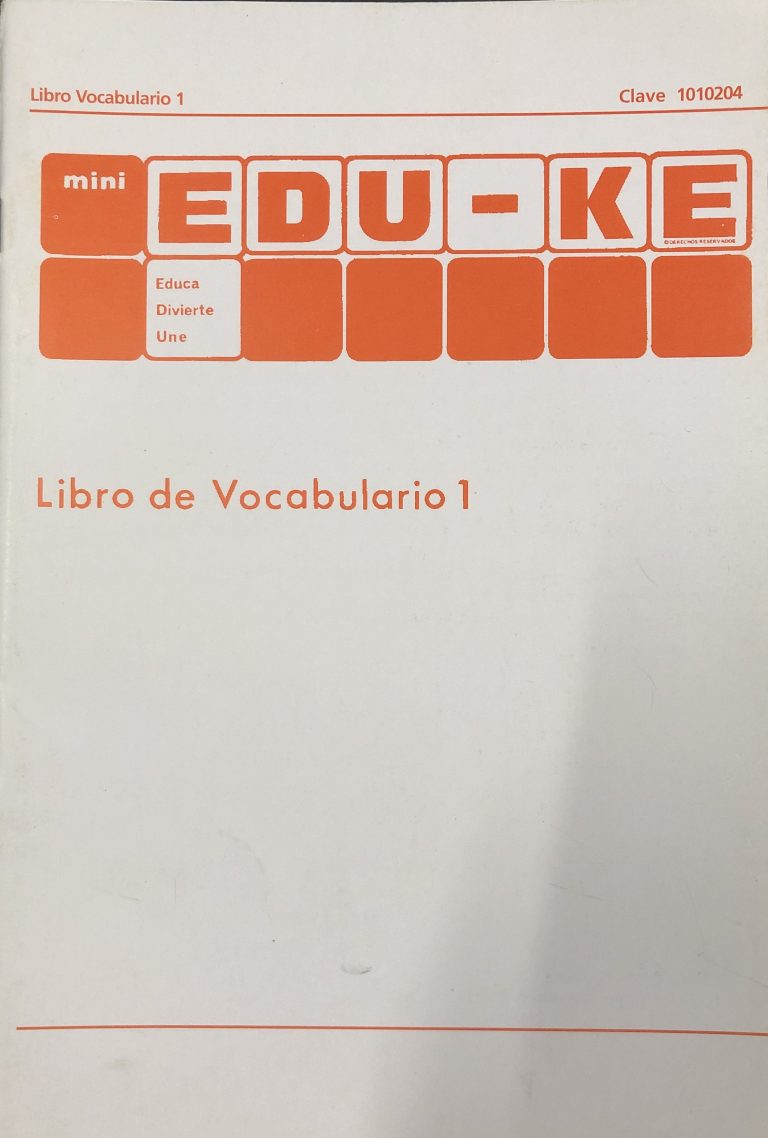 Libro de vocabulario 1 | Polillita Material Didáctico