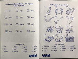 Libro de vocabulario 1 | Polillita Material Didáctico