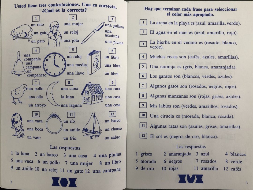 Libro de vocabulario 2 | Polillita Material Didáctico