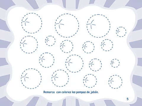 Aprendo a escribir con Bolitas y Palitos 1 | Polillita Material Didáctico