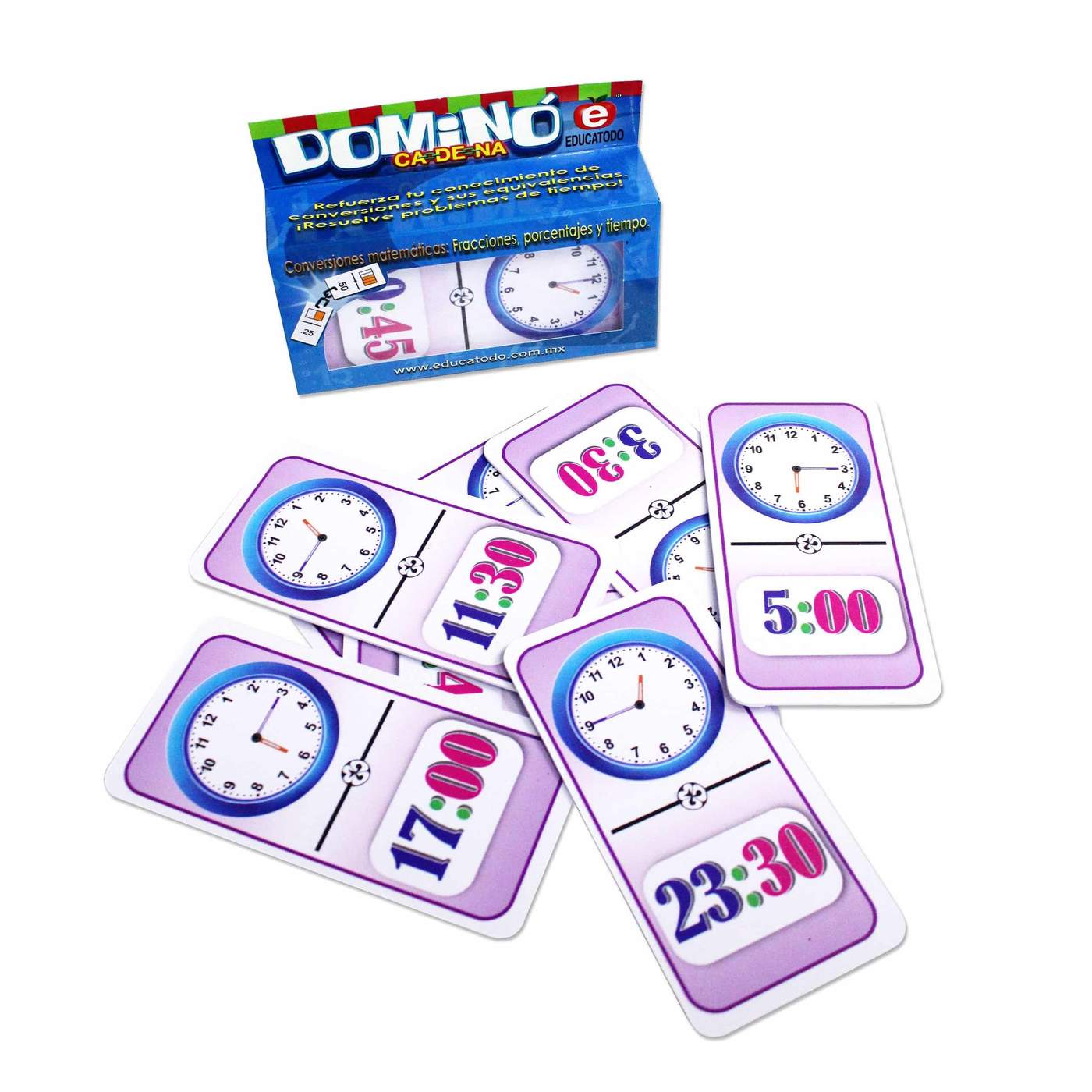 Dominó 24 Horas | Polillita Material Didáctico