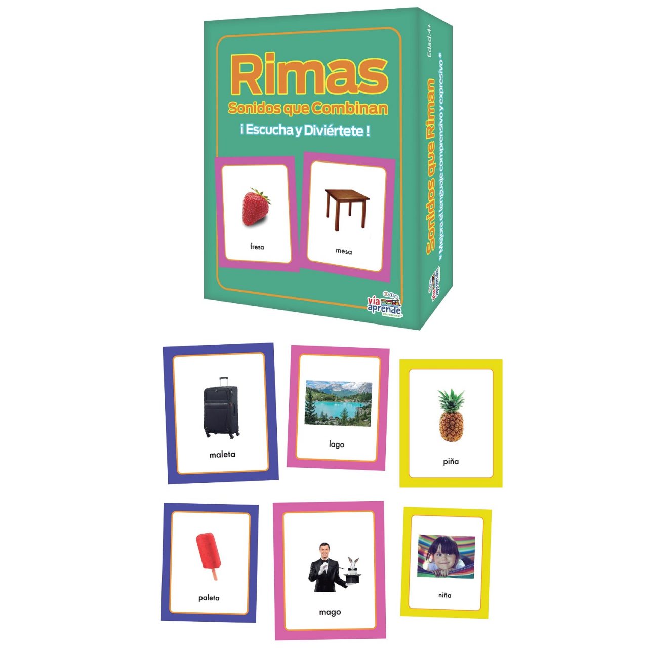 TARJETAS DE RIMAS | Polillita Material Didáctico