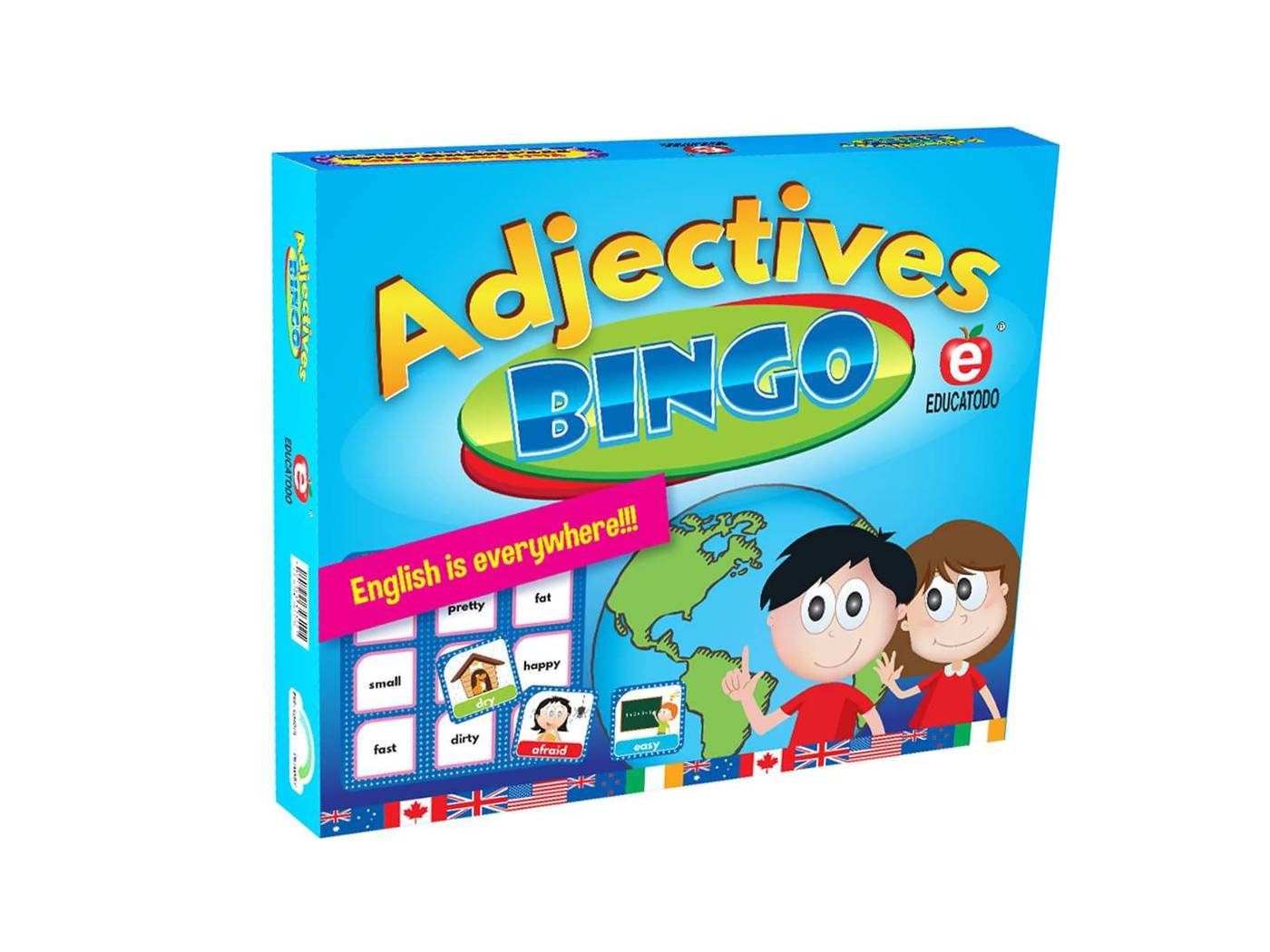 Adjectives Bingo | Polillita Material Didáctico